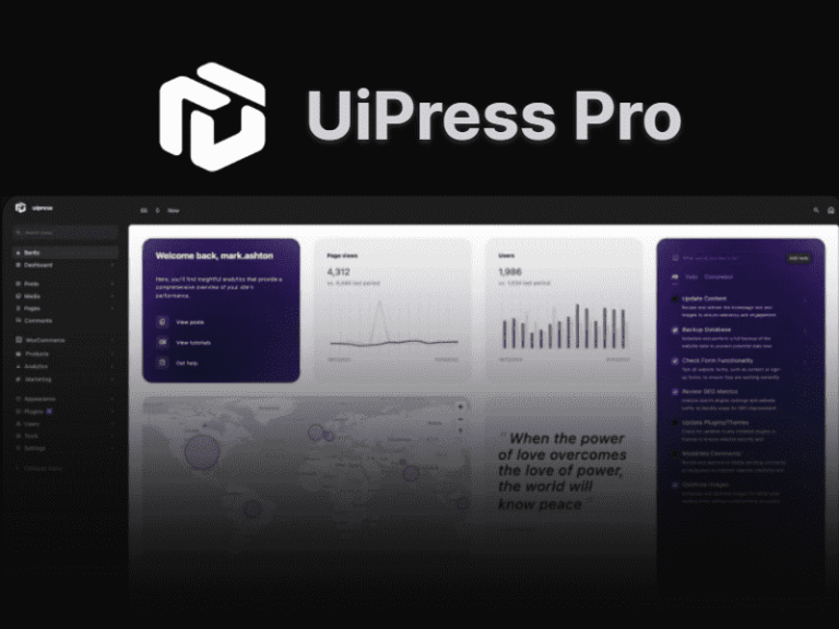 Nulled - UiPress Pro - V3.4.02 - WP Nullified